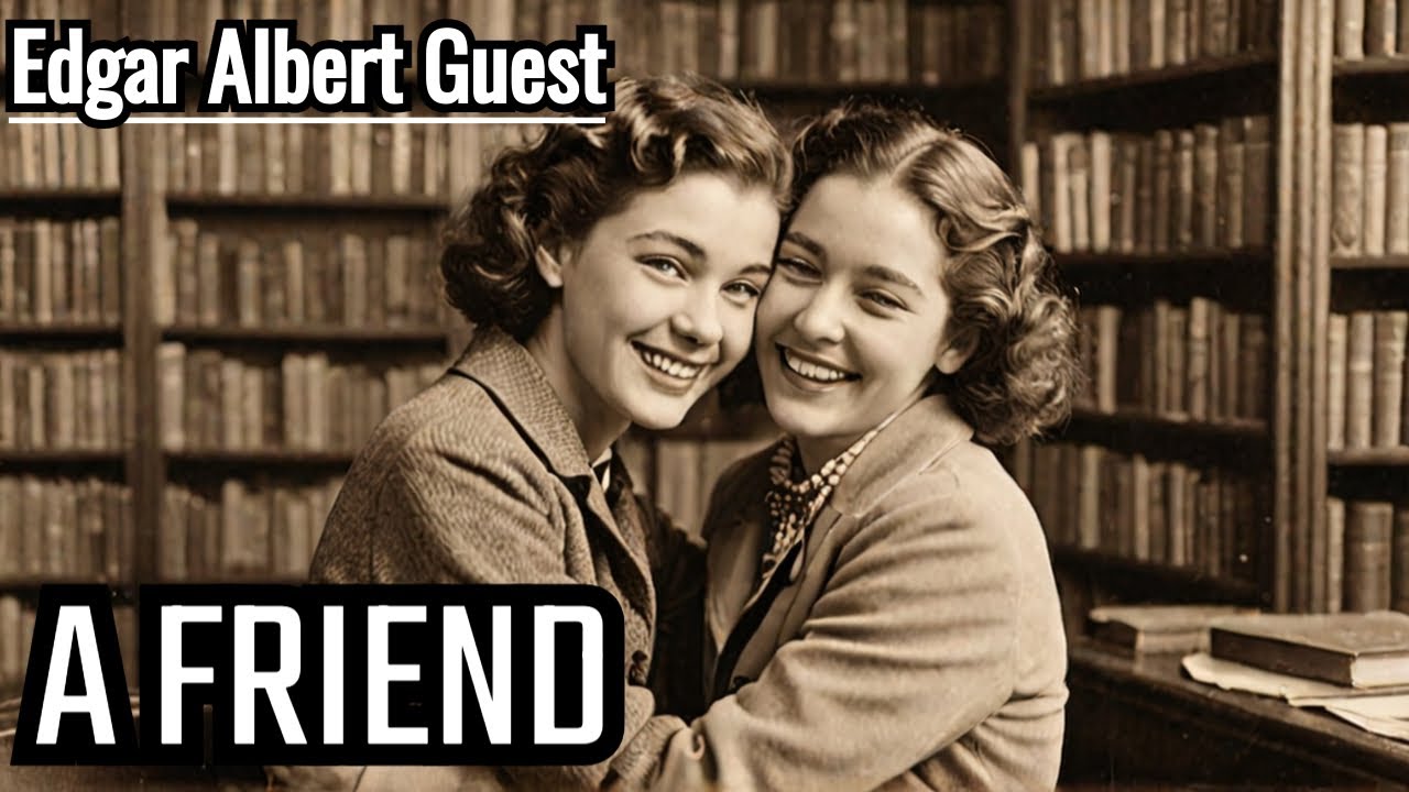 Edgar albert guest a friend || a friend by edgar albert guest || A ...