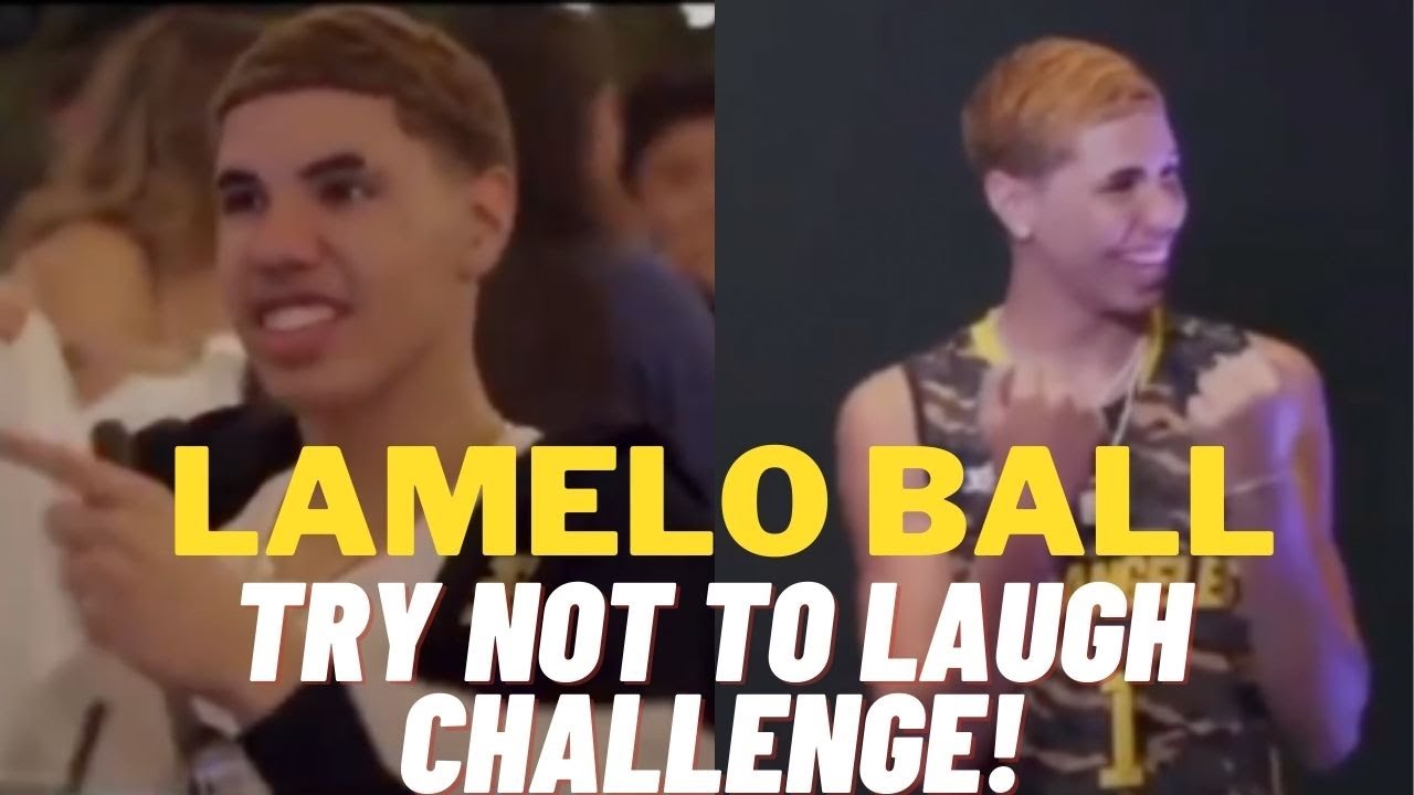 LAMELO BALL TRY NOT TO LAUGH CHALLENGE PT 3! LAMELO BALL FUNNIEST ...
