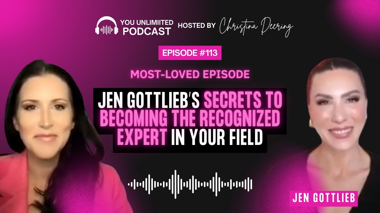 Jen Gottlieb’s Secrets to Becoming THE Recognized Expert in Your Field ...