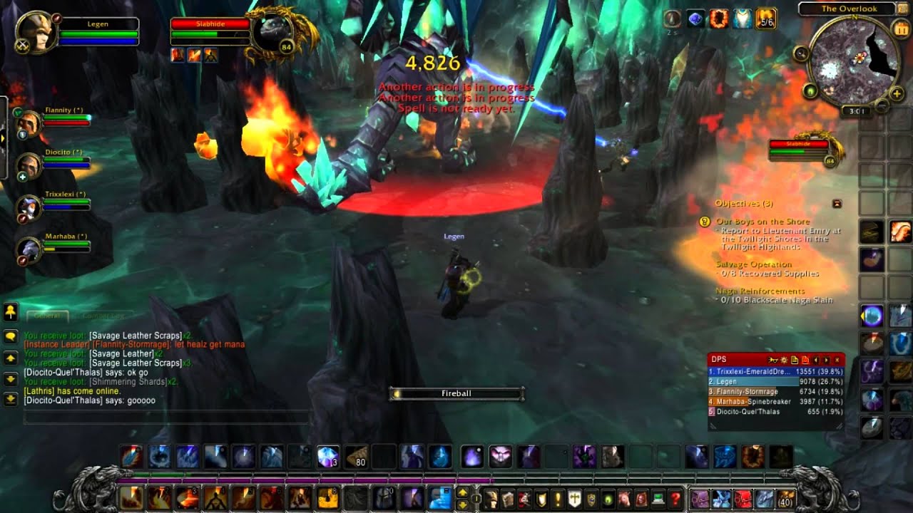 WoW - Fire Mage 'The Stonecore' Dungeon/Instance [World of Warcraft ...