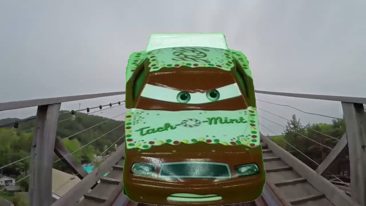 TachOmint Lightning McQueen Disney Cars Roller Coaster Candy Car - YouTube