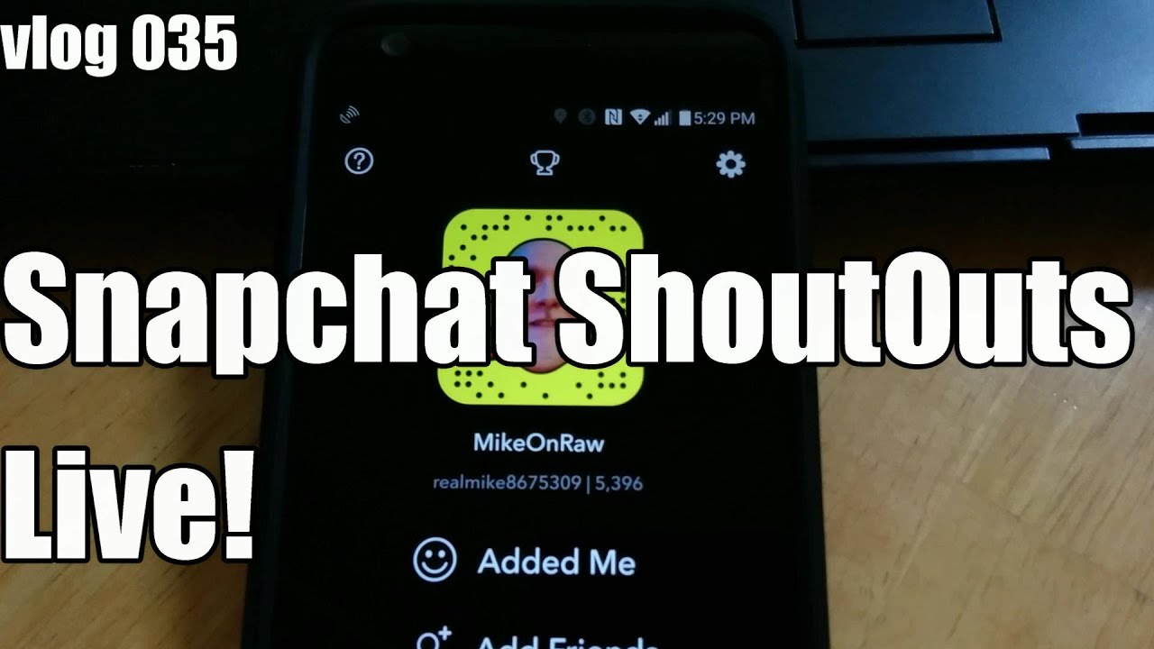 Tuesday Shoutout - Snapchat Live - YouTube