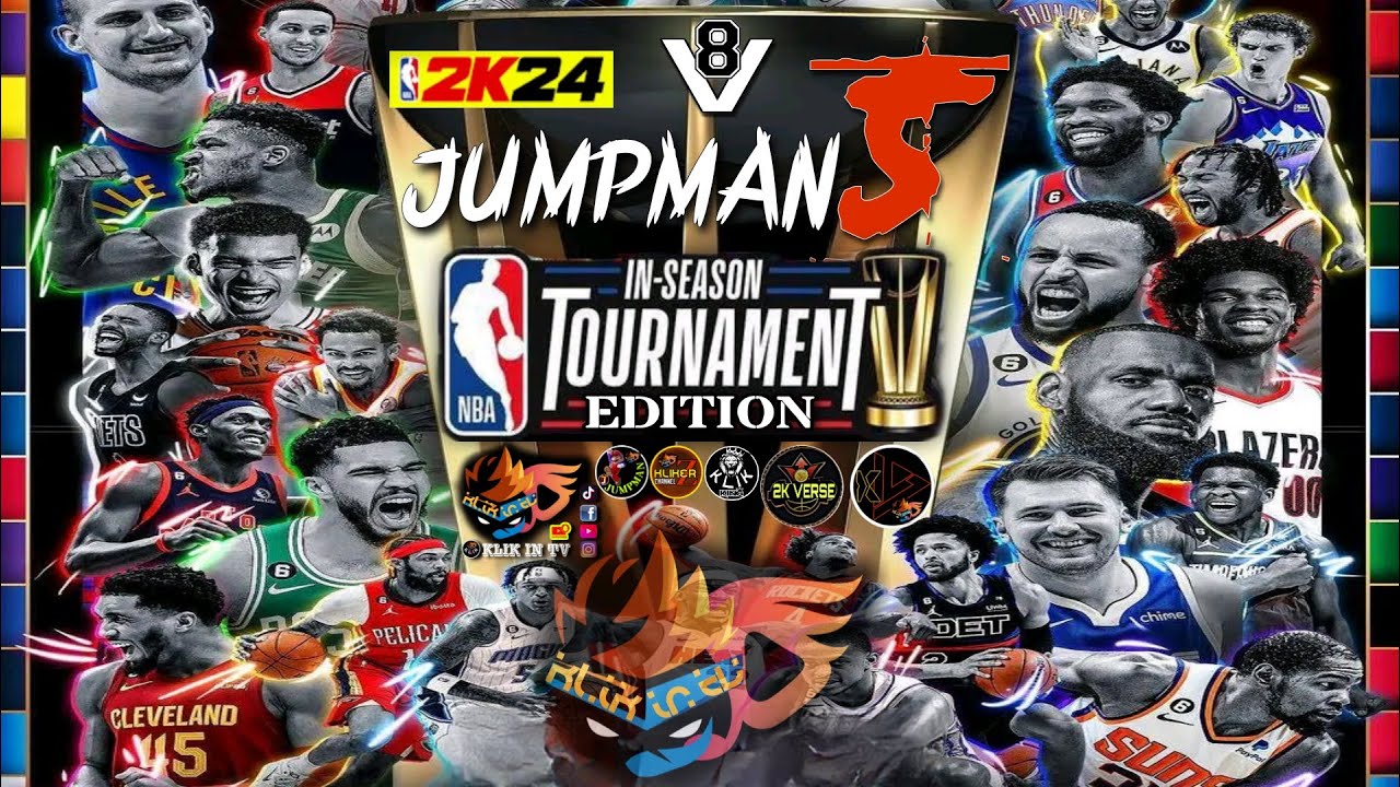 NBA2K24 JUMPMAN 5 v.8 🔥 IN'SEASON EDITION 🏀 In Season Tournament Court ...