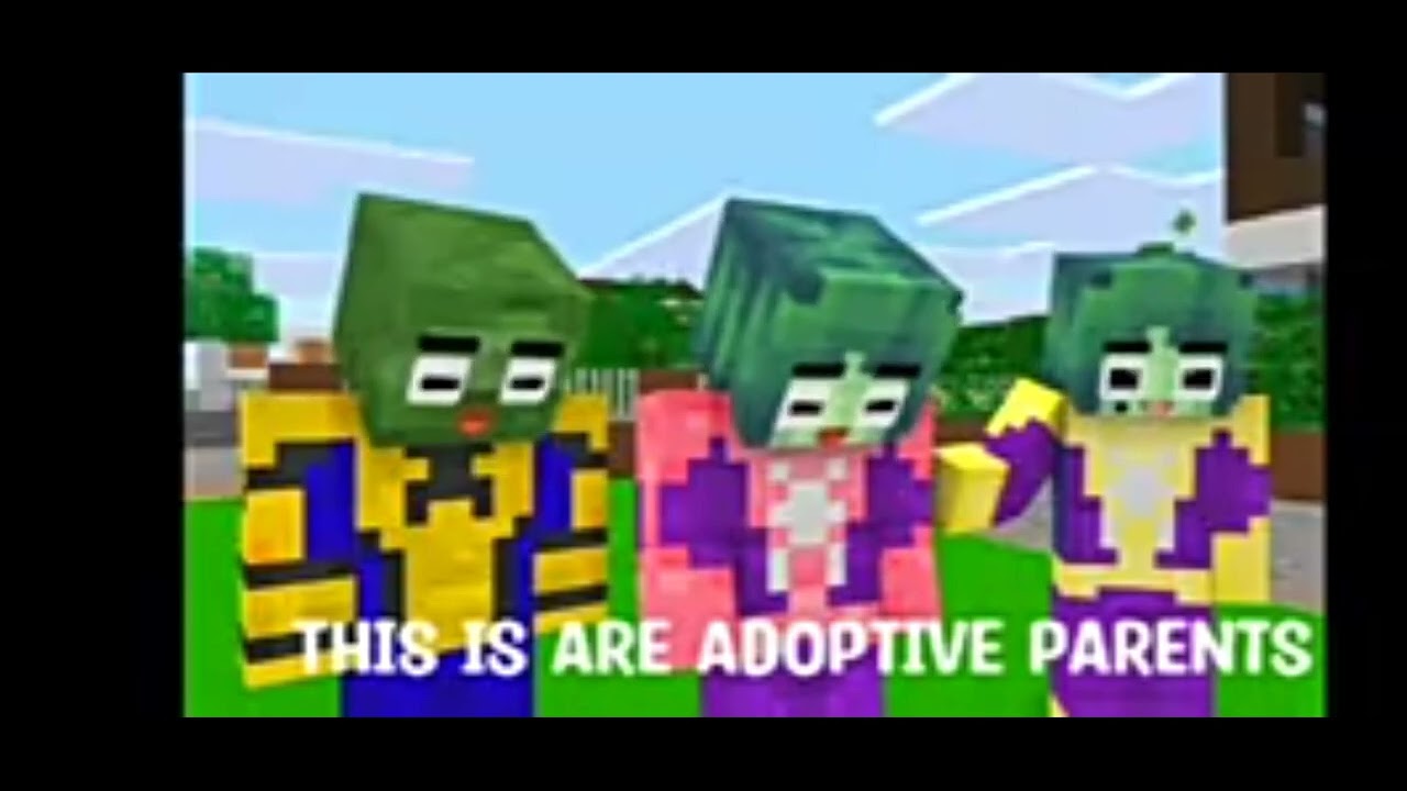 Zombie girl Rainbow Minecraft Keep Up (pitch slow lovely and pitch slow ...