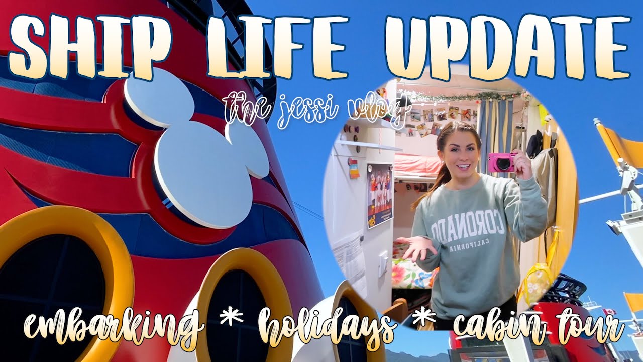 SHIP LIFE UPDATE ☆ embarking the ship, holidays at sea, crew cabin tour ...