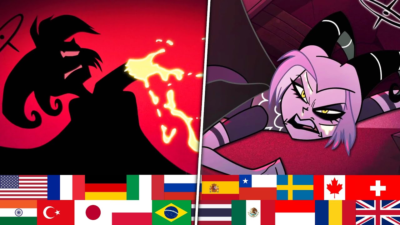 Lute Loses Her Arm in All Languages! | Hazbin Hotel Season 1 Episode 8 ...