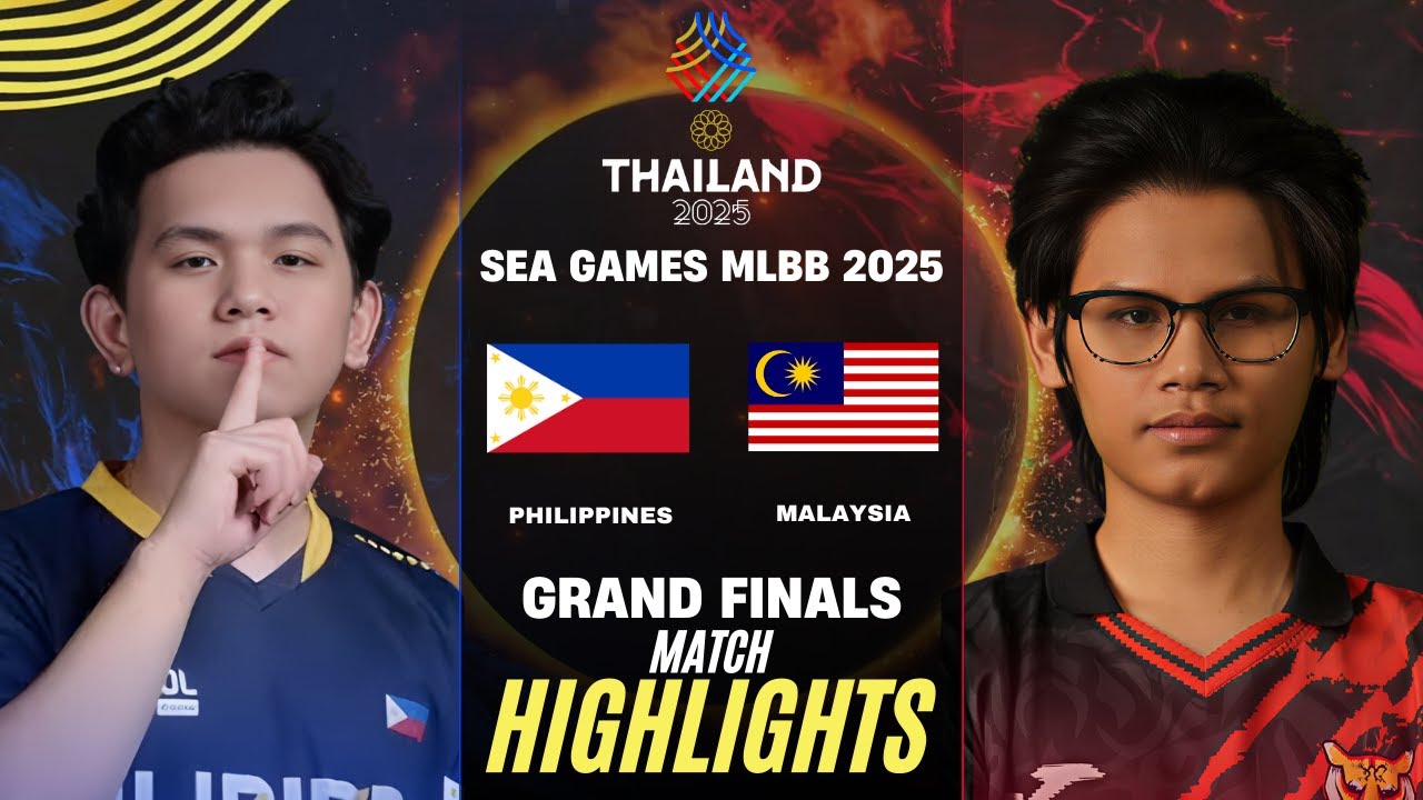 PHILIPPINES vs MALAYSIA HIGHLIGHTS SEA GAMES THAILAND 2025 MLBB GOLD ...