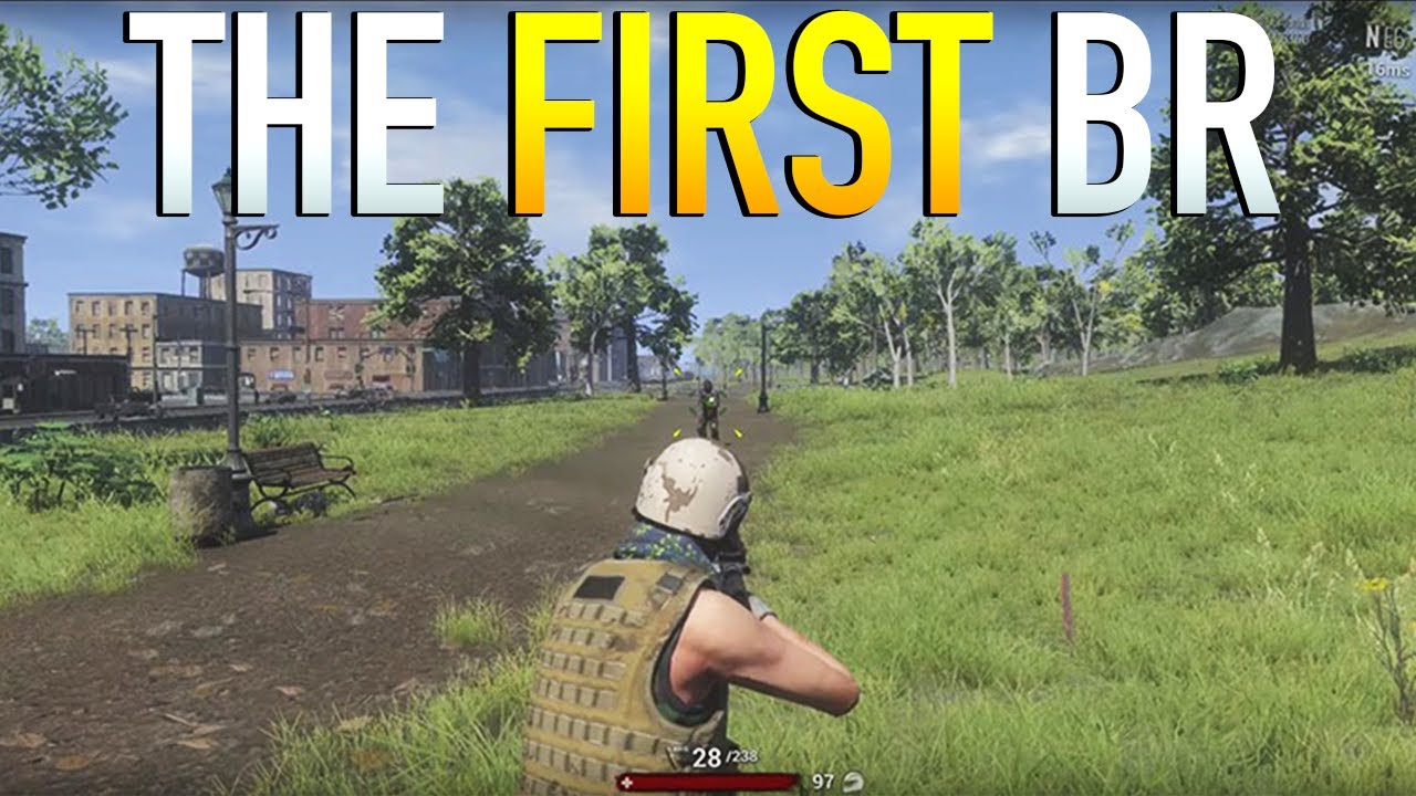 Trying The FIRST BATTLE ROYALE Game Ever Made... - YouTube