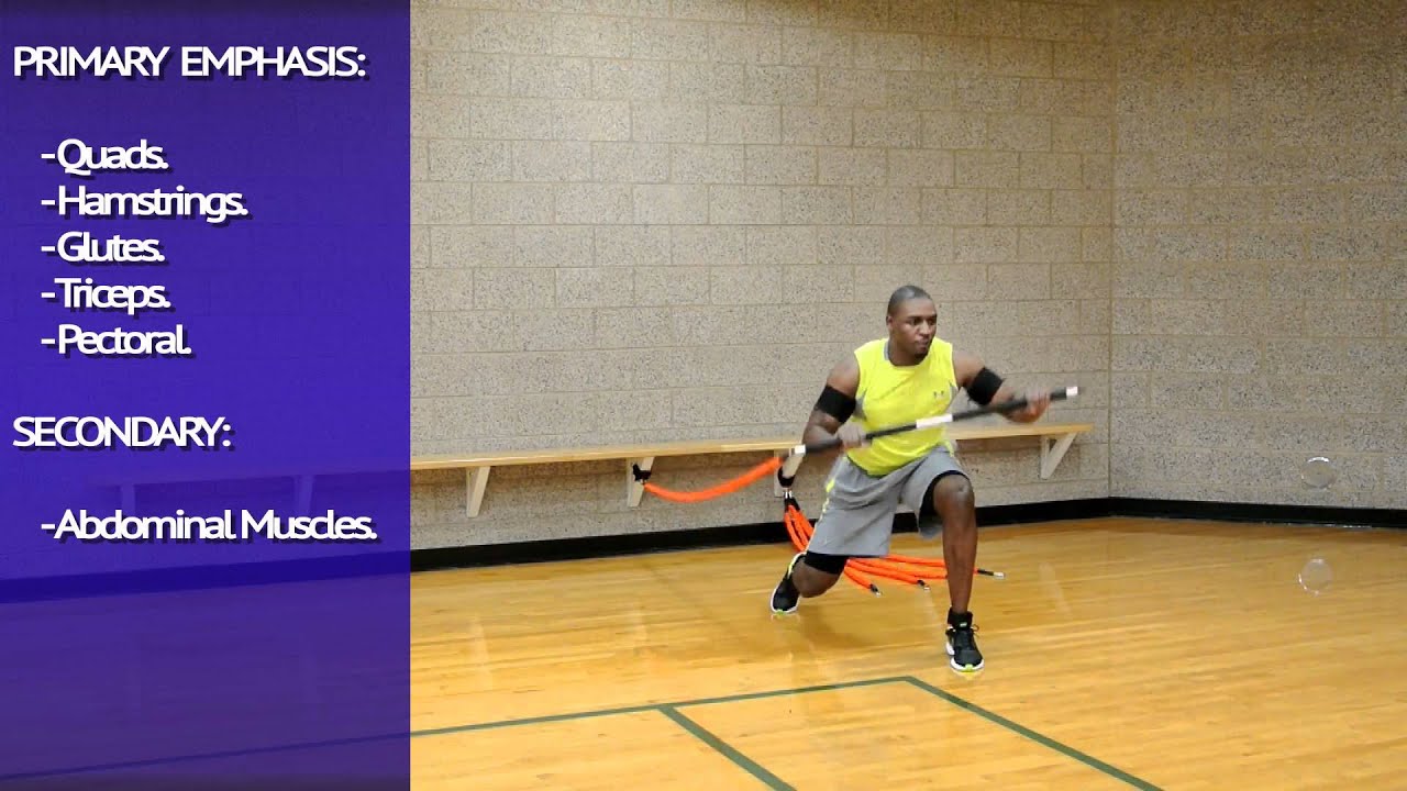 Stroops Fit Stik Pro -- Dynamic Lunge Press - YouTube