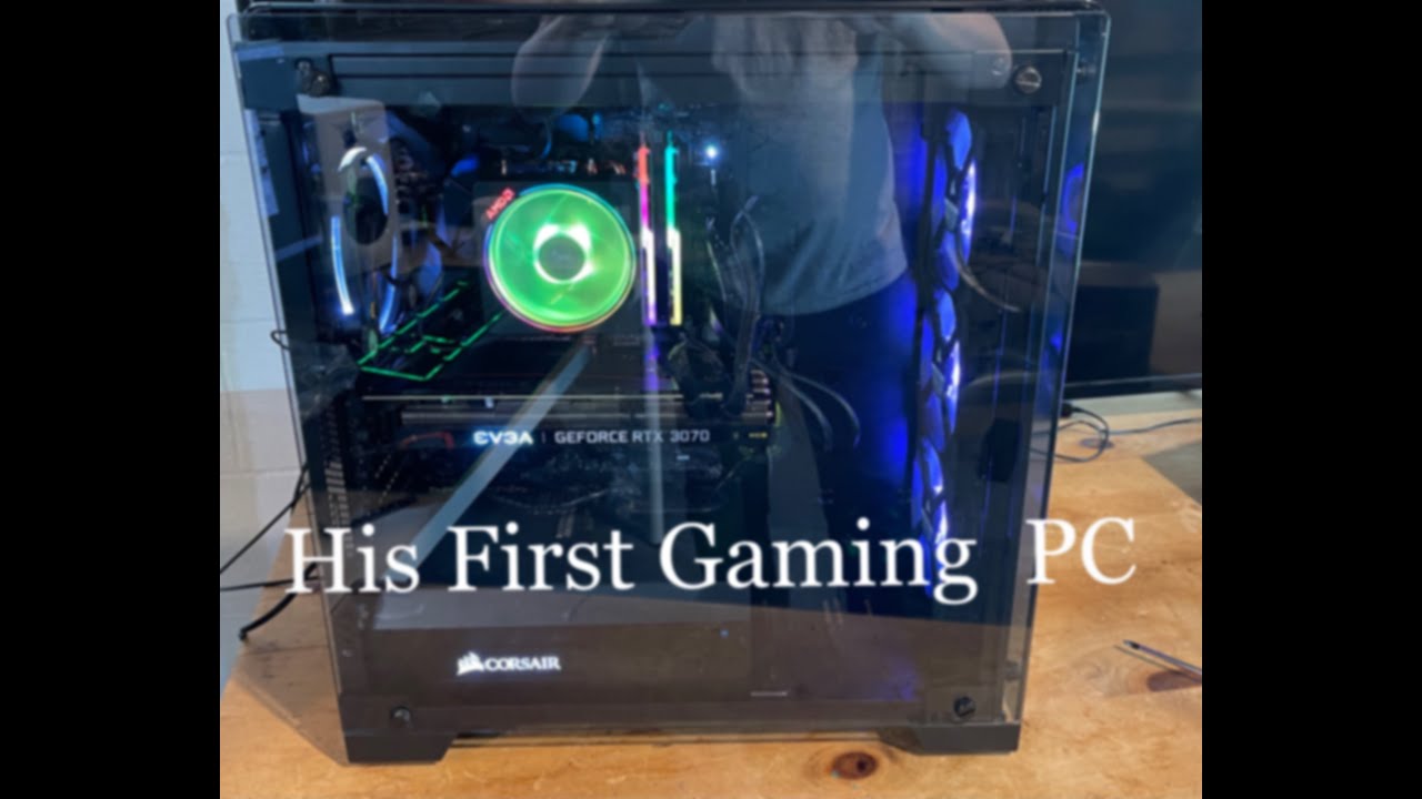 His First Gaming PC - YouTube