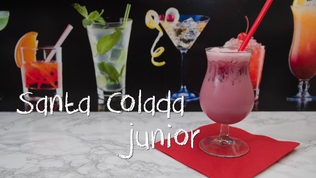 Santa Colada junior - der leckere alkoholfreie Weihnachtscocktail - YouTube
