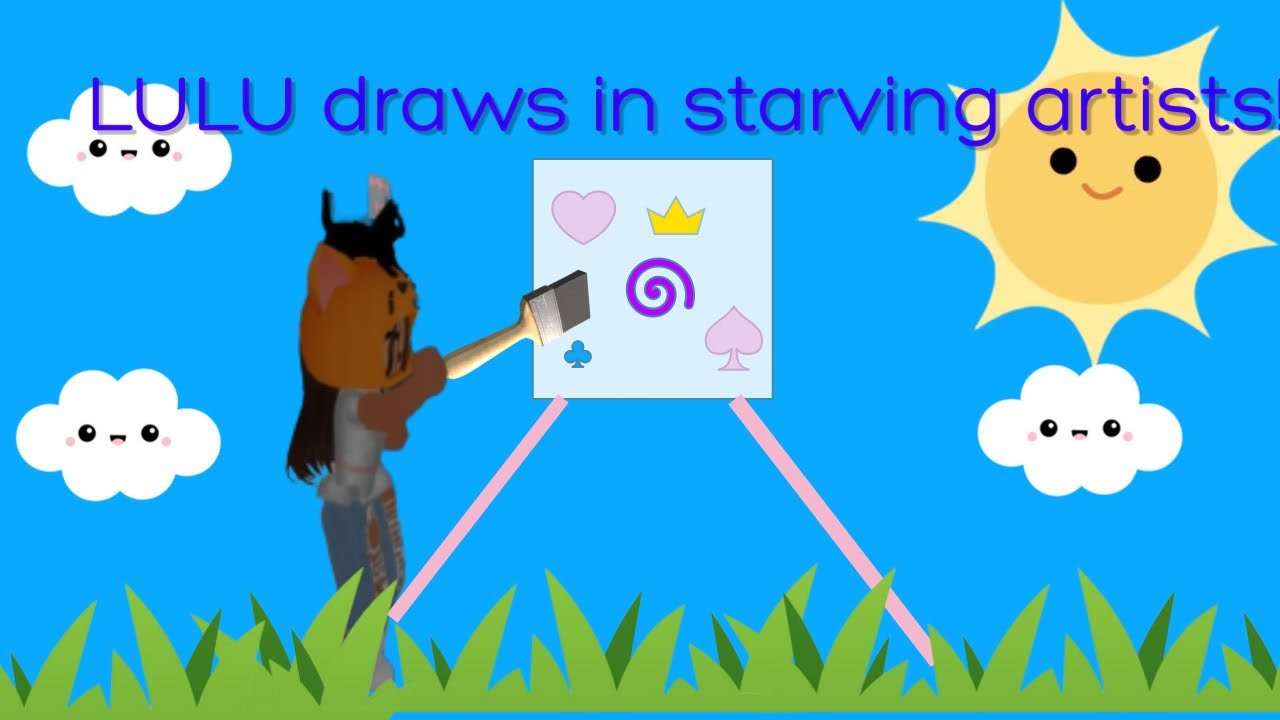 I drew A CRAZY DRAWING ON STARVING ARTISTS - YouTube