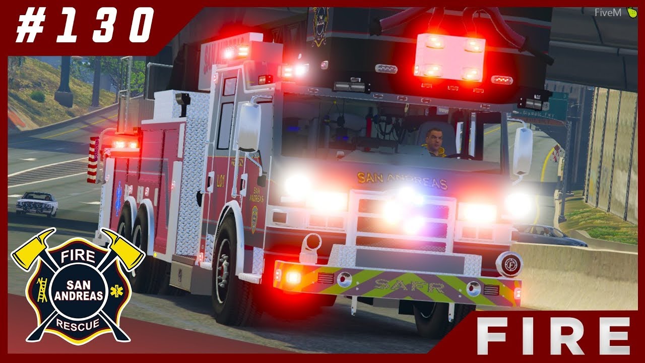 GTA V FiveM | Fire/EMS | Ladder Operator | MidwestRP #130 - YouTube