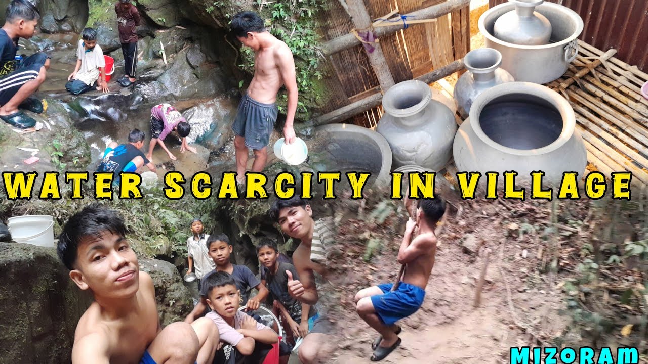 Daily life of WATER SCARCITY IN my VILLAGE II dailyvlogs mizoram # ...