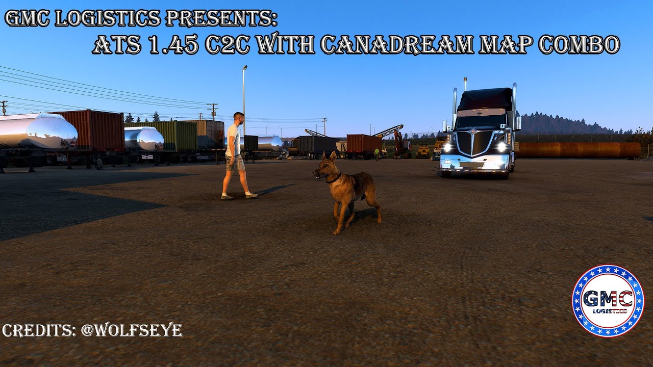 GMC Logistics - ATS 1.45 C2C with CanaDream Combo - CONVOY & SINGLE ...