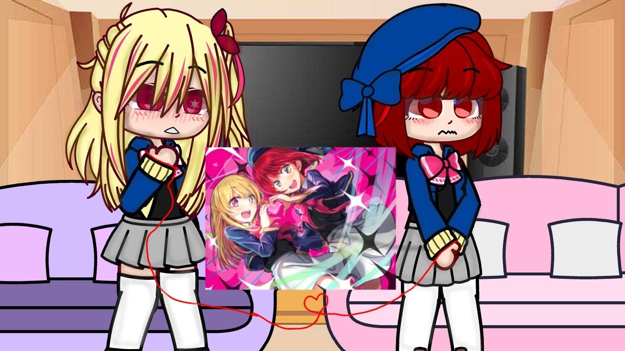 Oshi no ko react to (1/3) (Ruby x Kana) gacha club #gachatürk # ...