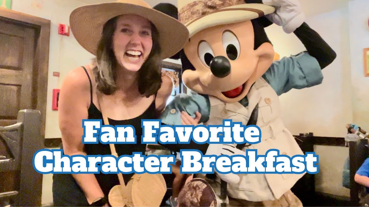 Disney’s Animal Kingdom Tusker House Character Breakfast Review - YouTube