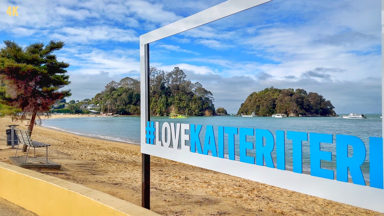 Kaiteriteri New Zealand Walking Tour 2024 4K | Town Centre | Abel ...