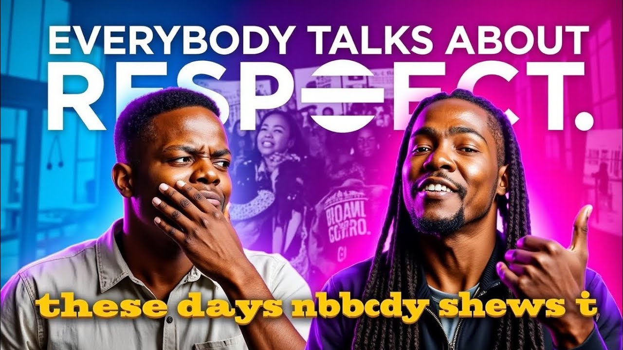 EVERYBODY TALKS about respect: But THESE DAYS nobody shows it - YouTube