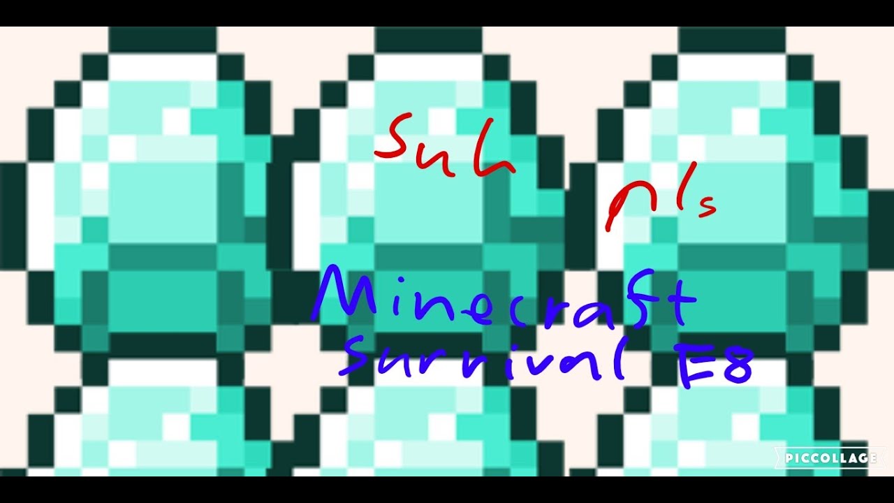 Finding more diamonds and emeralds and crafting diamond tools - YouTube