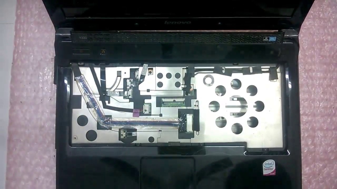How to take apart/disassemble Lenovo IdeaPad Y330 laptop - YouTube