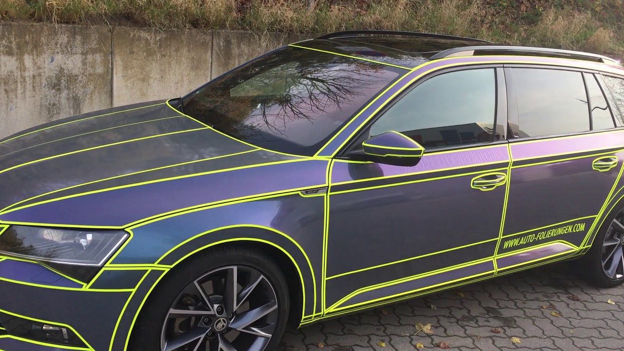 Skoda Tron Car Wrap - YouTube