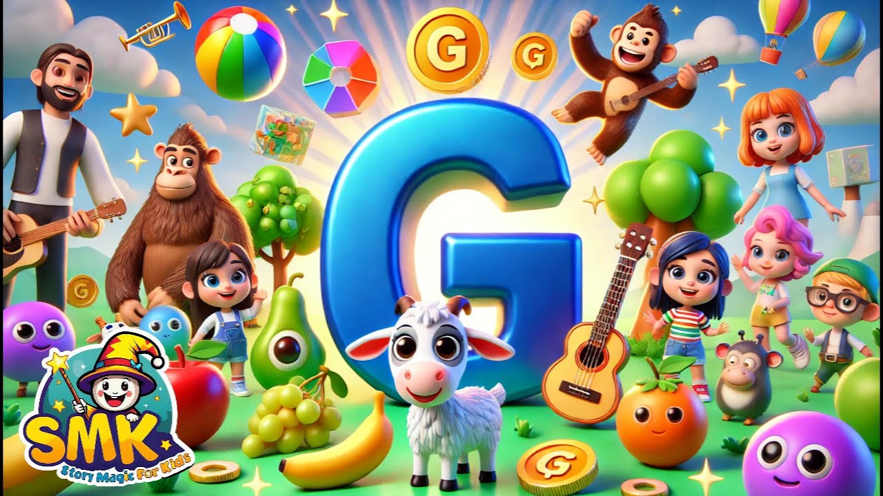 Letter G Song | Nursery Rhymes & Kids Songs | Learning Alphabets ...