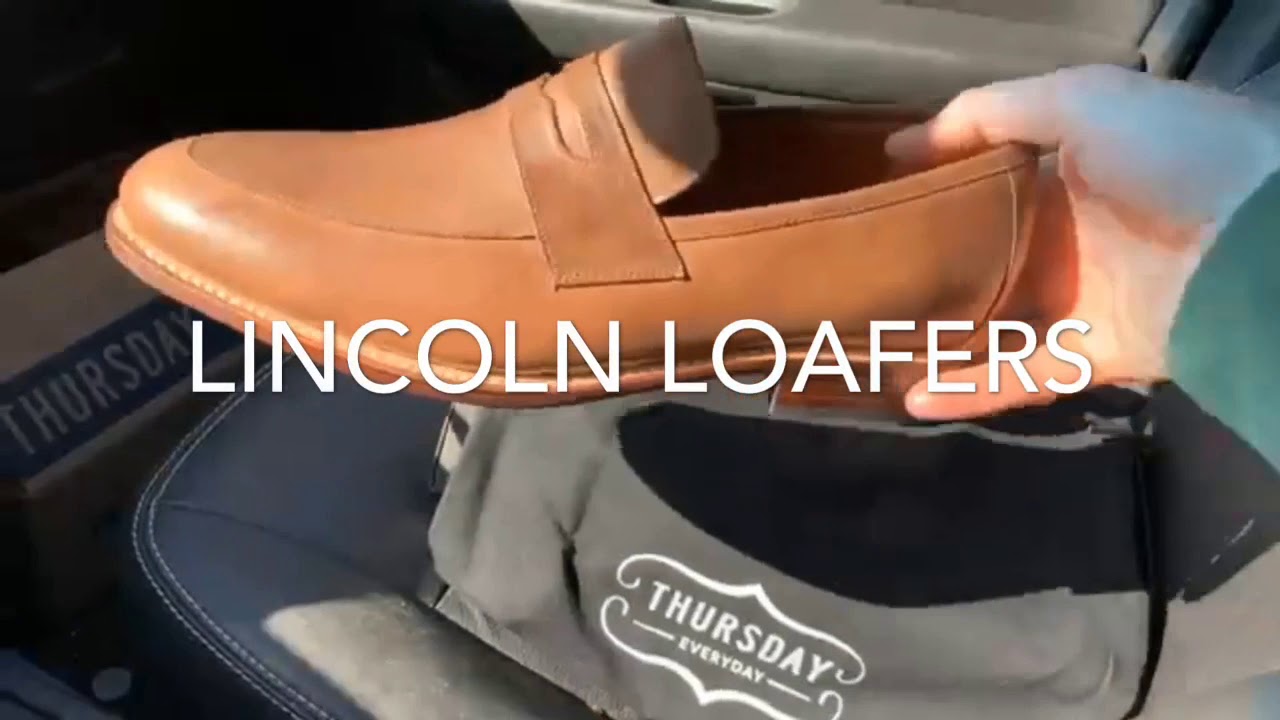 Thursday Boots - Lincoln Loafers in Natural Leather - YouTube