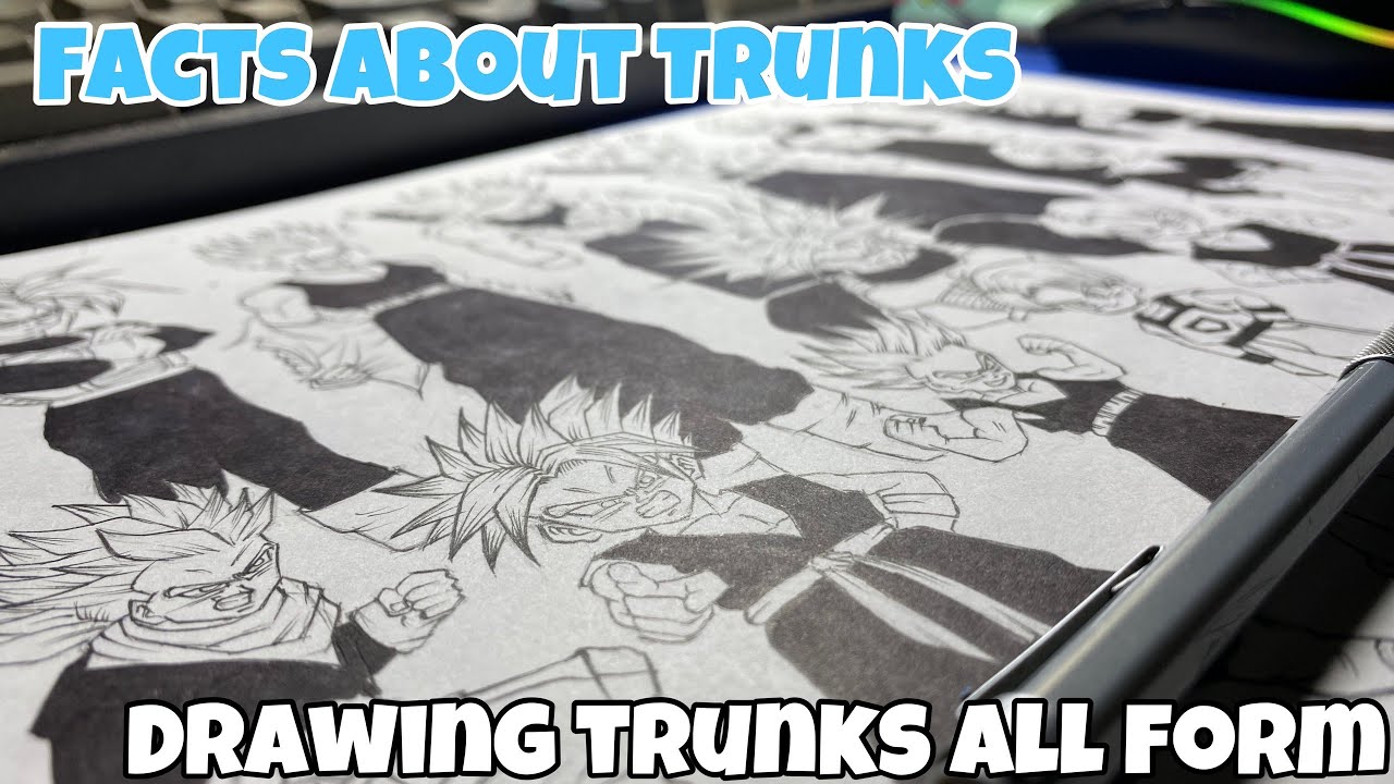 Drawing Trunks all form Dragon Ball - Facts about Trunks #dragonball ...