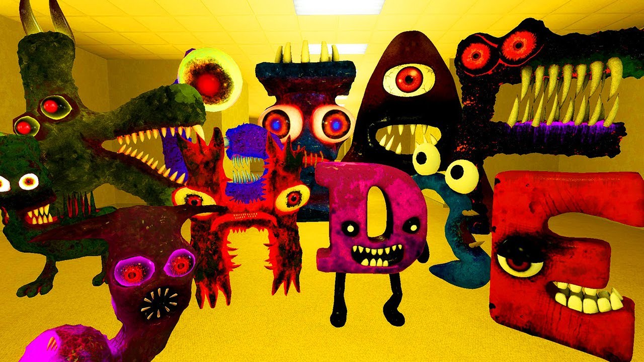 NEW NIGHTMARE ALPHABET LORE FAMILY BACKROOMS! (Madman - Garry's Mod ...