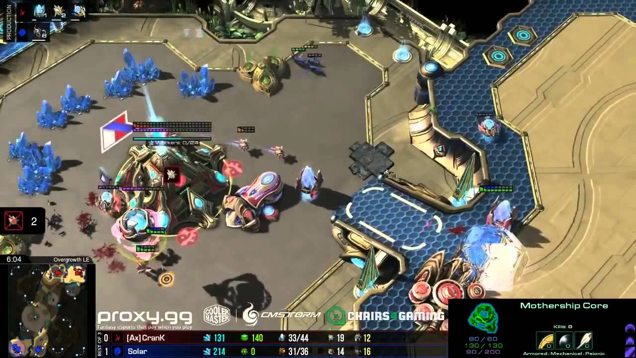 Starcraft 2 CranK vs Solar Game 2 SC2 HD - YouTube