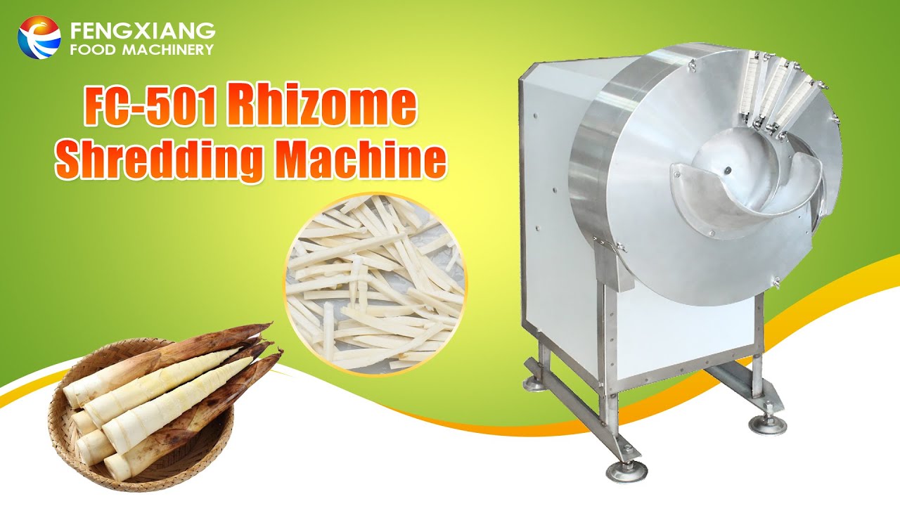 FC-501 Automatic bamboo shoots Carrot Papaya Banana Taro Melon Slicing ...