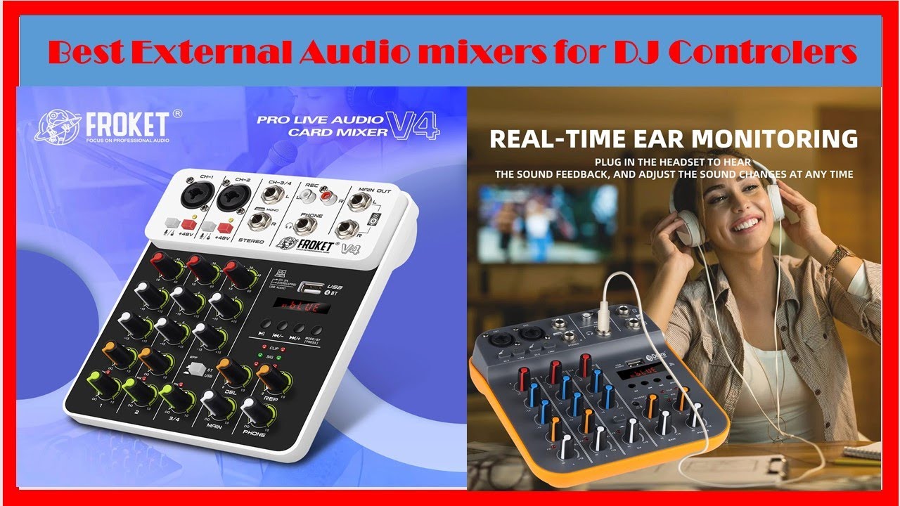 Best External Audio mixers for DJ Controlers | Top 5 2024 - YouTube