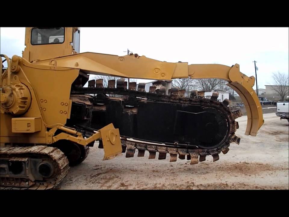 96 Vermeer T755 Trencher - YouTube