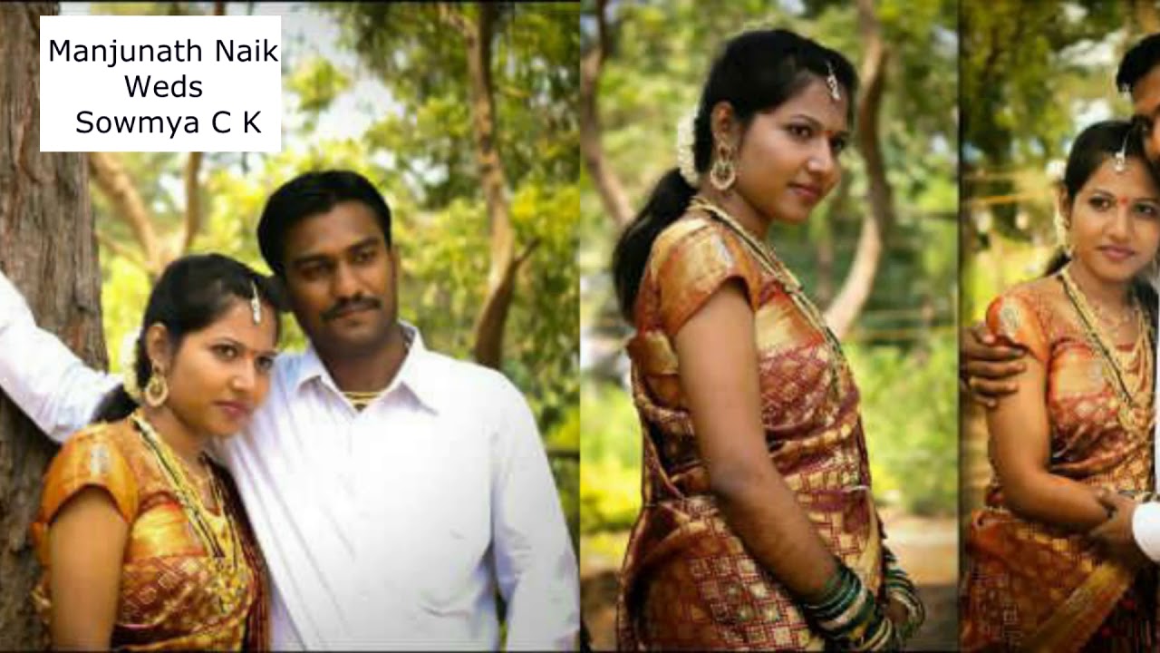 Manjunath Naik weds Sowmya C K - YouTube