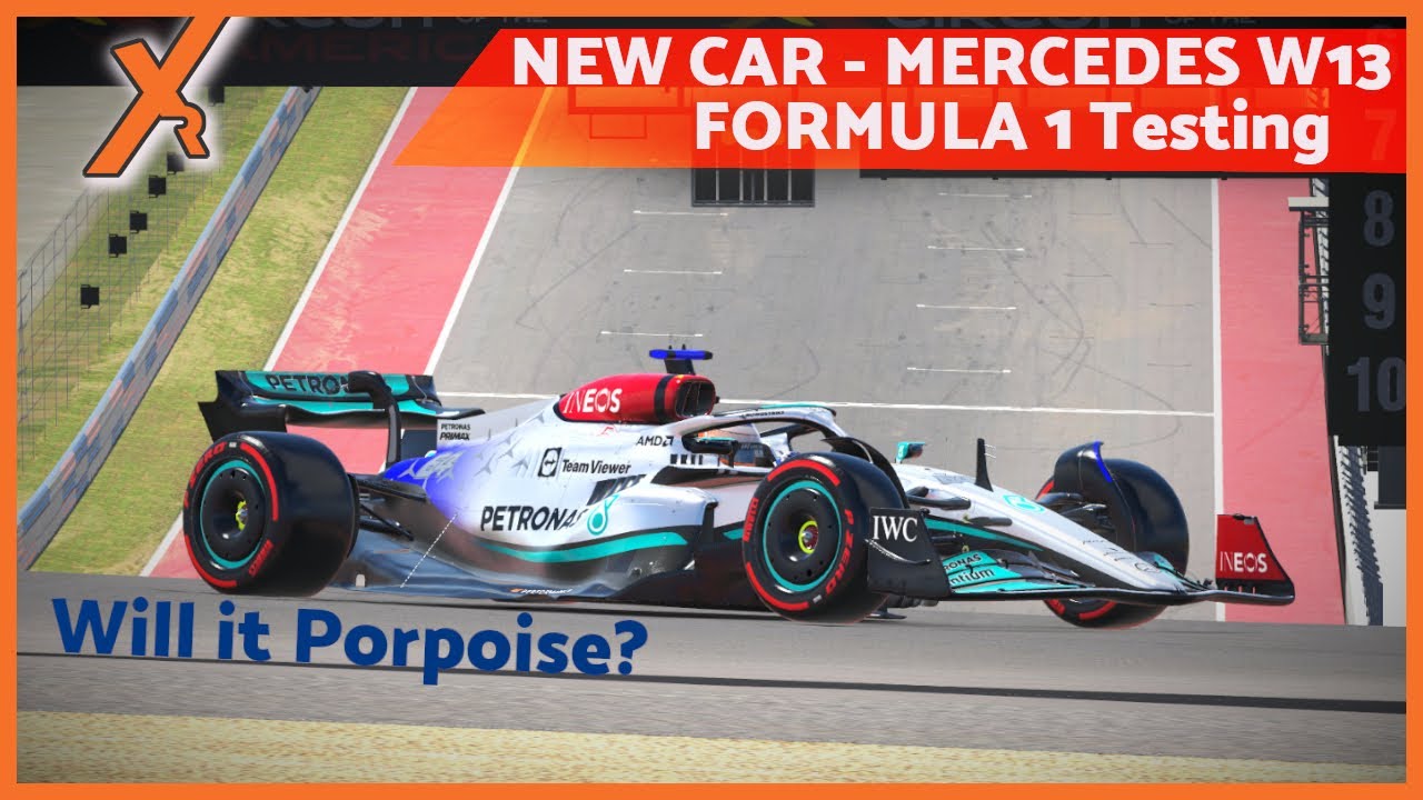 iRacing Formula 1 Testing | Mercedes-AMG W13 | Barcelona, Road America ...