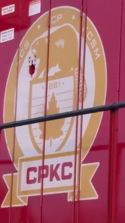 Close up of CP 8737 CPKC Paint Scheme - YouTube