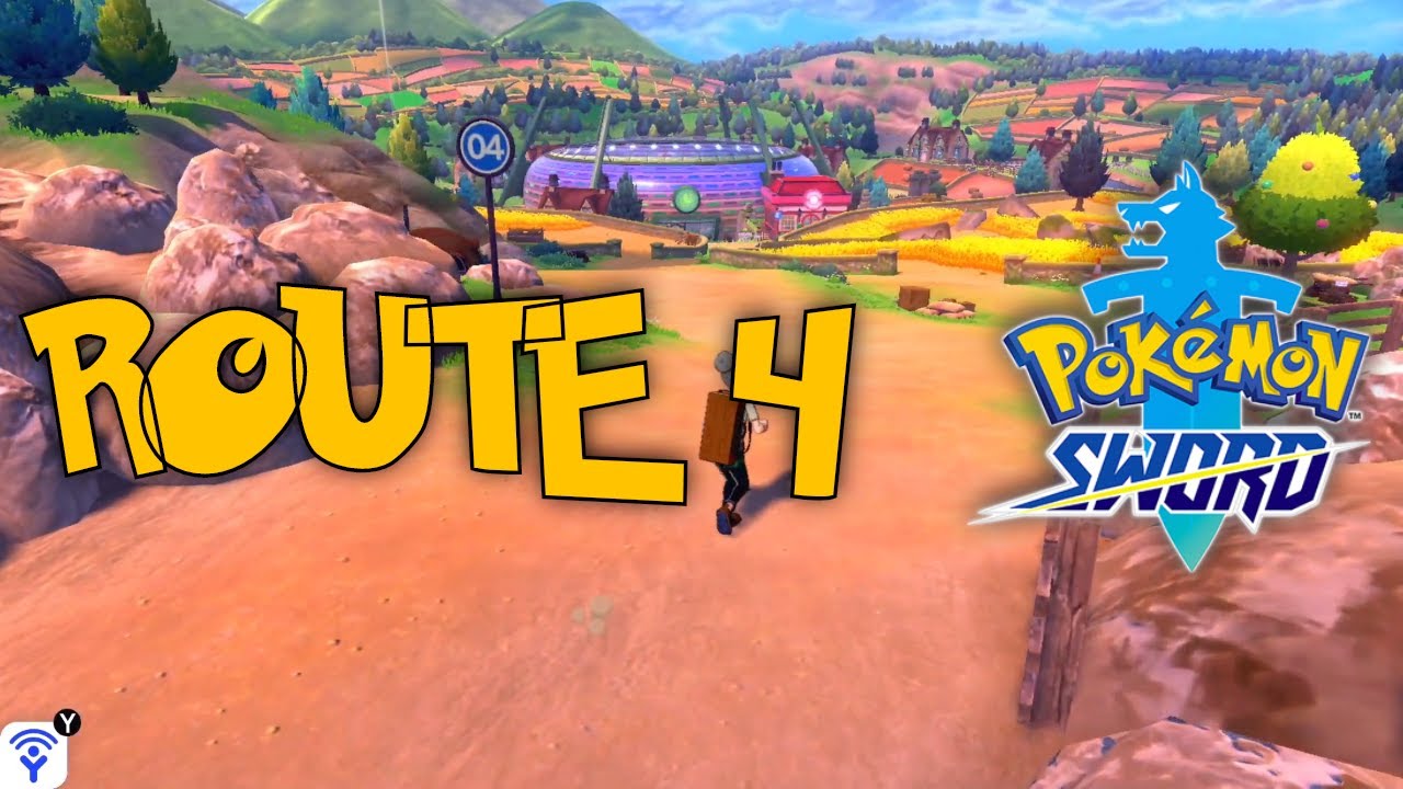 Pokemon Sword and Shield Route 4 Walkthrough - YouTube