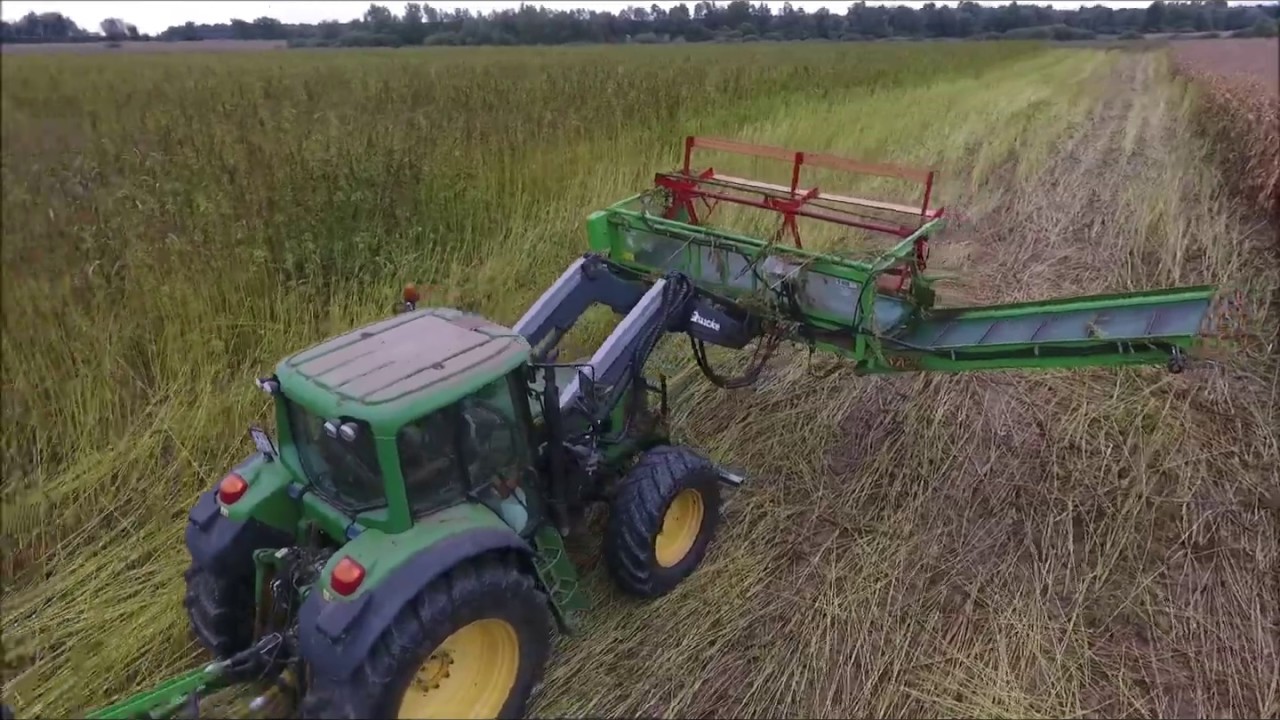 Heder za branje konoplje HHH Gen 2, Hemp harvesting machine HHH Gen 2 ...