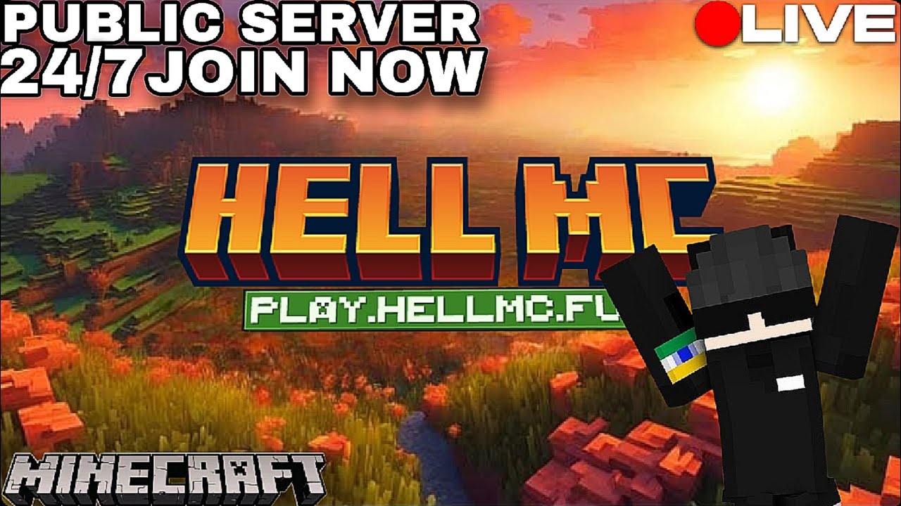 MINECRAFT PUBLIC SERVER 24/7 ONLINE | IP- PLAY.HELLMC.FUN | NEED ...