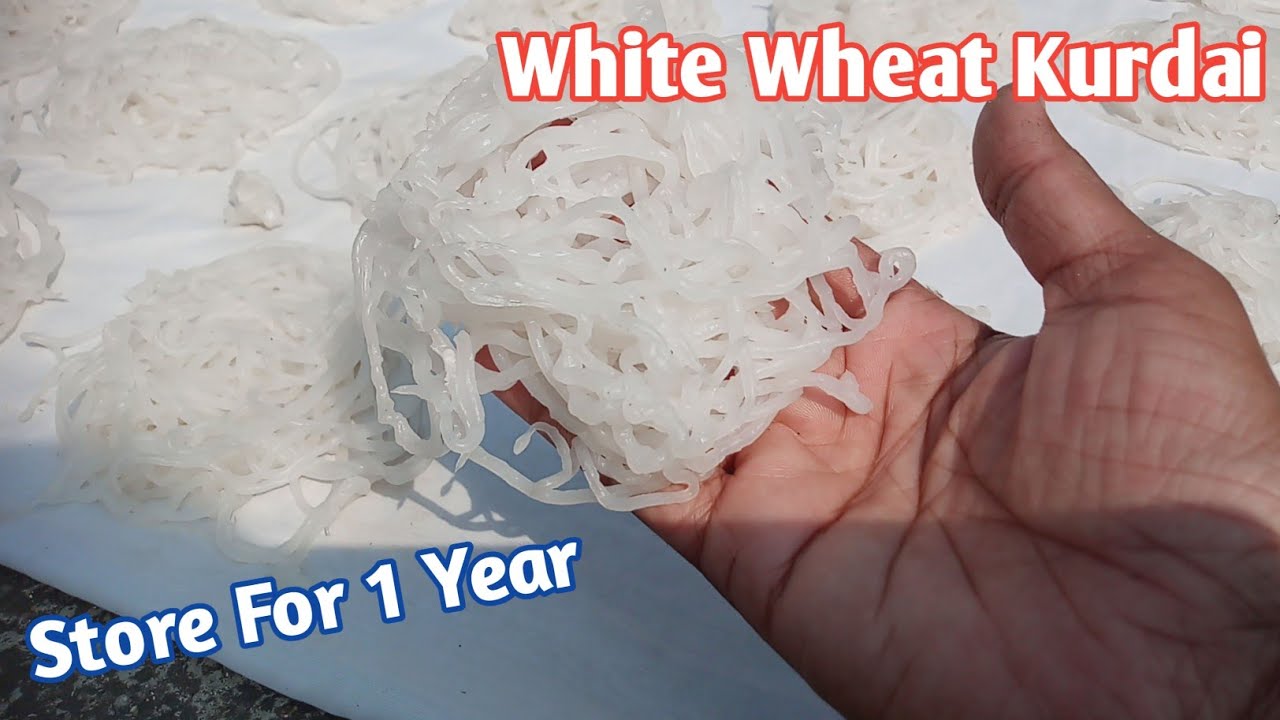 White Wheat Kurdai Recipe - YouTube