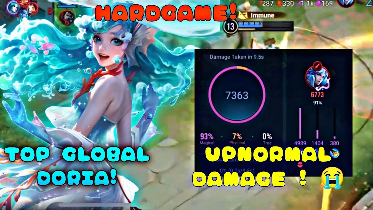 HONOR OF KINGS - DORIA GAMEPLAY II TOP GLOBAL DORIA HOK I EPIC COMEBACK ...