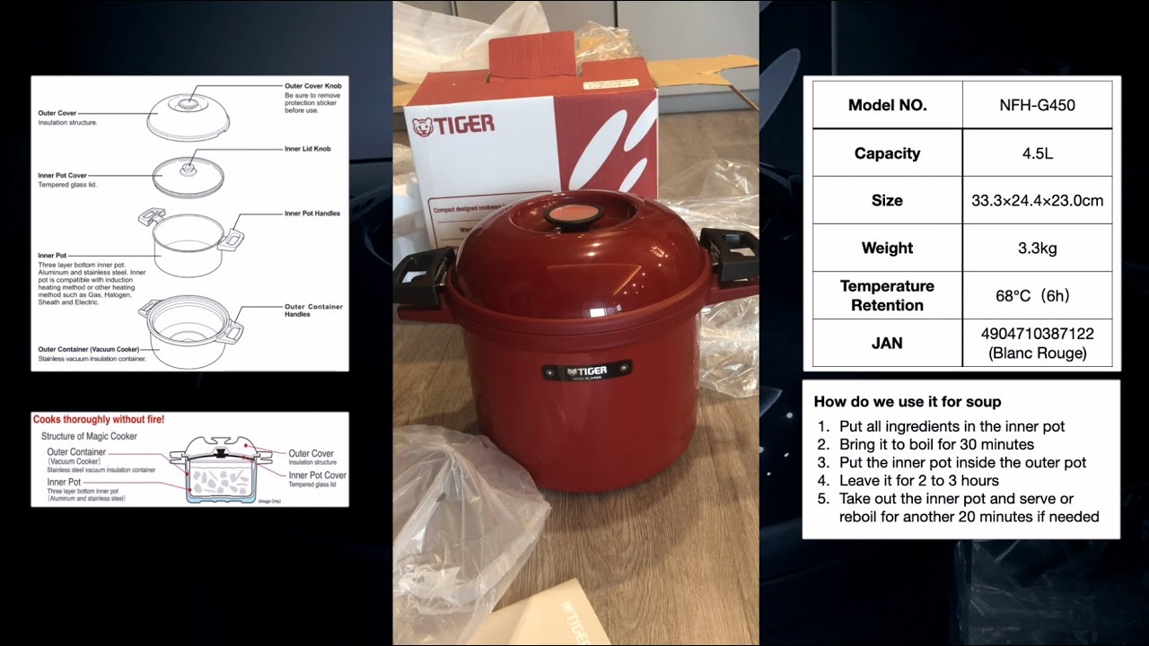 Tiger Thermal Magic Cooker (焖烧锅) - Unboxing - YouTube