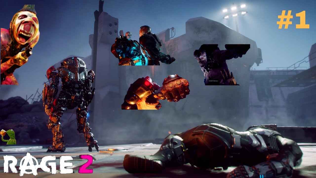 Rage 2 gameplay Part 1: Epic action, insane weapons, and no commentary ...