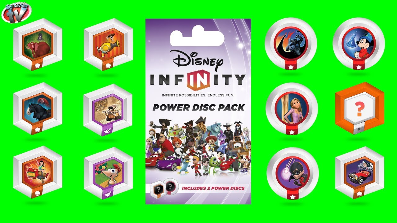 Disney Infinity Power Discs Wave 3 Blind Bags Opening x2 - YouTube