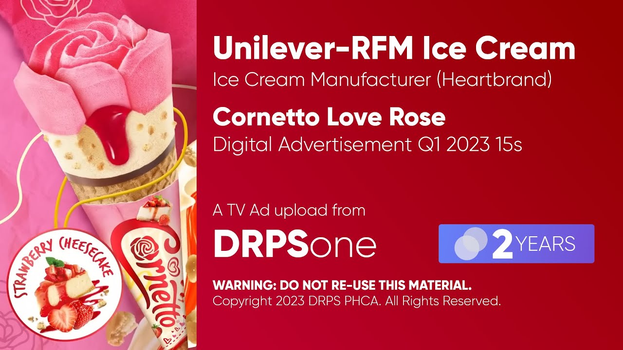 Cornetto Love Rose Digital Ad Q1 2023 15s (Philippines) - YouTube