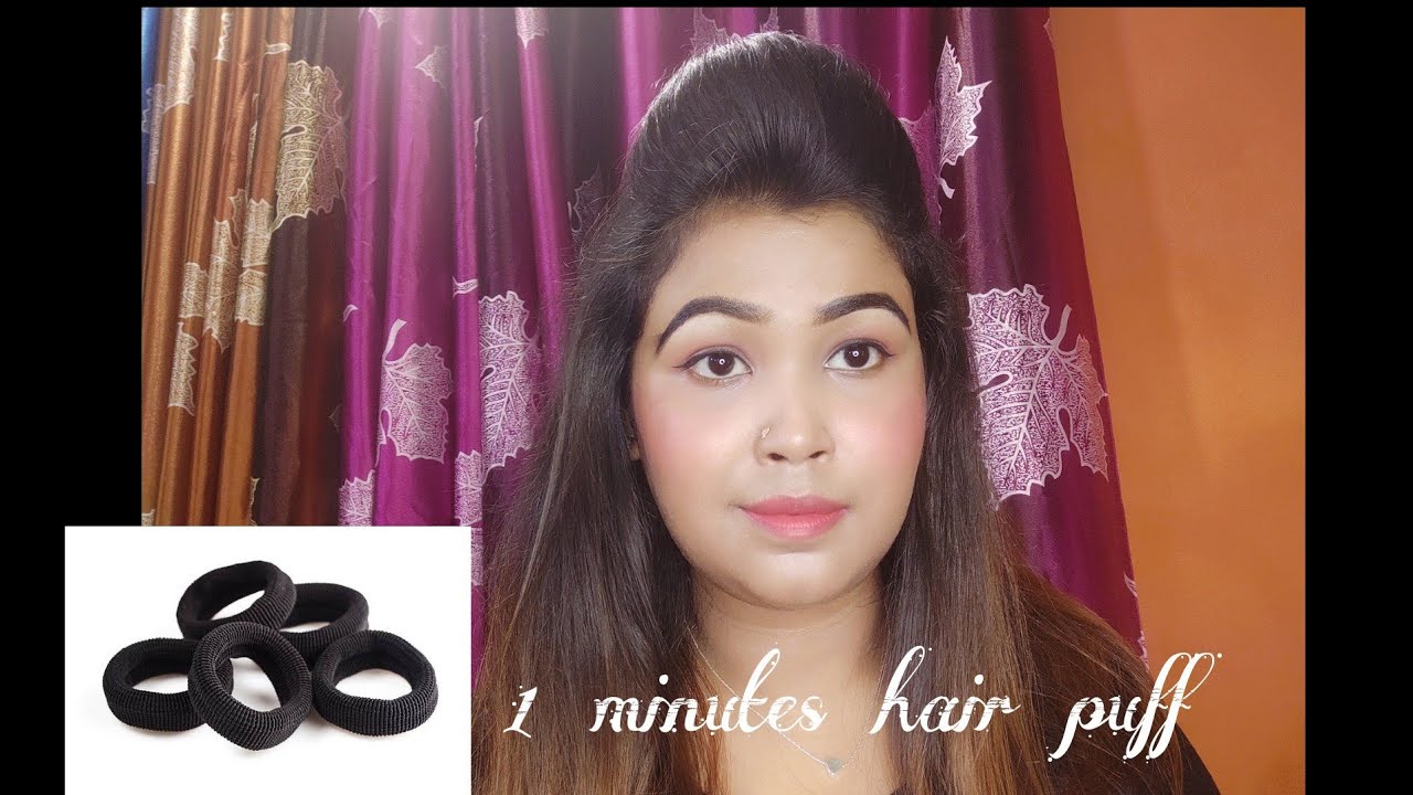 1 minuet front puff for thin hair - YouTube