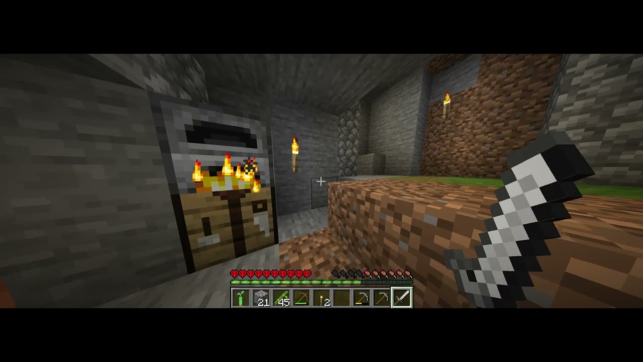 pierwsza noc i bad ending *minecraft hardcore* część 2 - YouTube