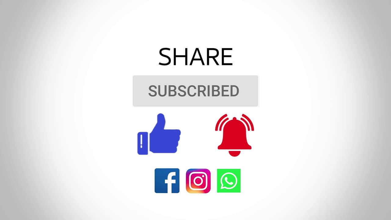 Simple FREE minimalist outro template for Youtube videos I Like,Share ...