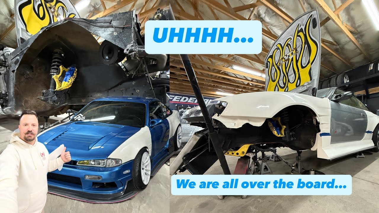 Change of Plans | Tearing down 1.5jz s14 even further | Blue car is ...